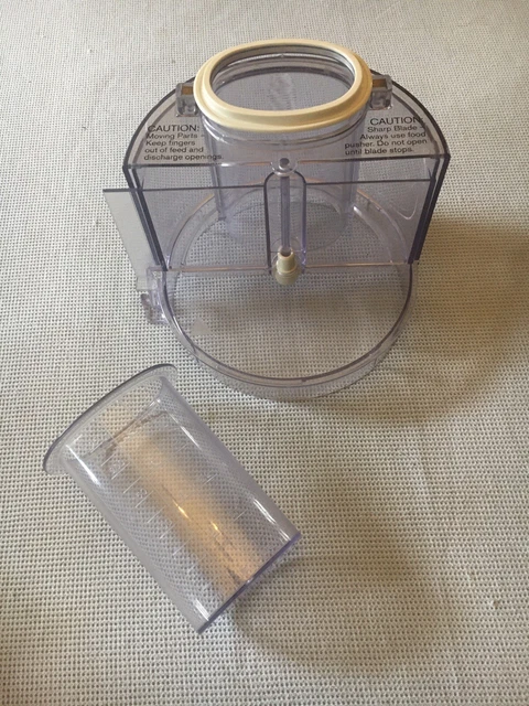 BRAUN MULTIPRACTIC FOOD Processor-Wide Feed-Extending Lid-With Pusher ...