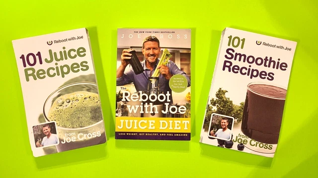 JOE CROSS 101 Juice-Smoothie Recettes et Reboot Jus Diet Book (3 livres ...