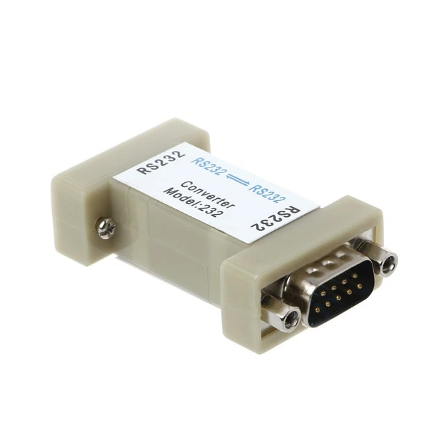 RS232 FEMALE TO RS232 Female Converter Compatible Standard 9 Pin RS-232 ...