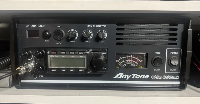 ANYTONE 6666 DIY base station front /rear facia panels CB HAM radio $49 ...
