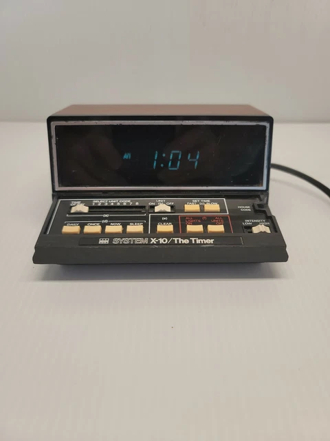 VINTAGE BSR SYSTEM X-10/The Timer Home Automation Clock Security X10 ...