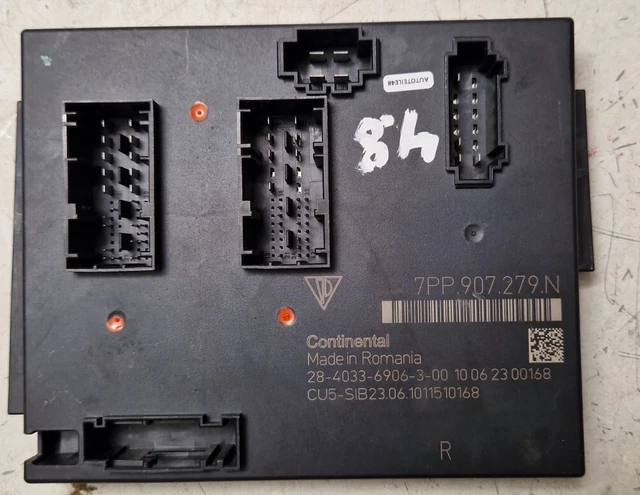 PORSCHE CONTROL UNIT rear BCM immobilizer 7PP907279N incl. data copy £ ...