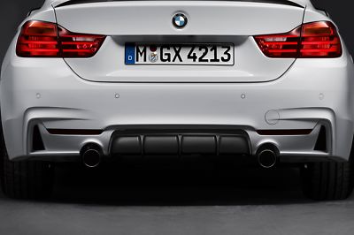 GENUINE BMW M Performance Rear Diffuser Black 4er f32 f33 f36 £328.85 ...