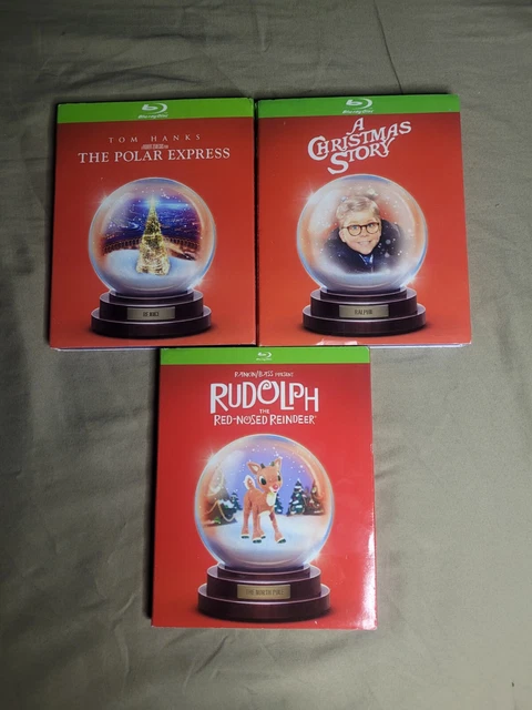 RUDOLPH THE RED-NOSED Reindeer,Christmas story,The polar express (Blu ...