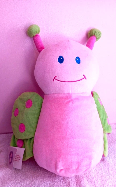 CUBBIES BABY PINK Butterfly Soft Toy Plush With Tag Baby Comforter Toy ...