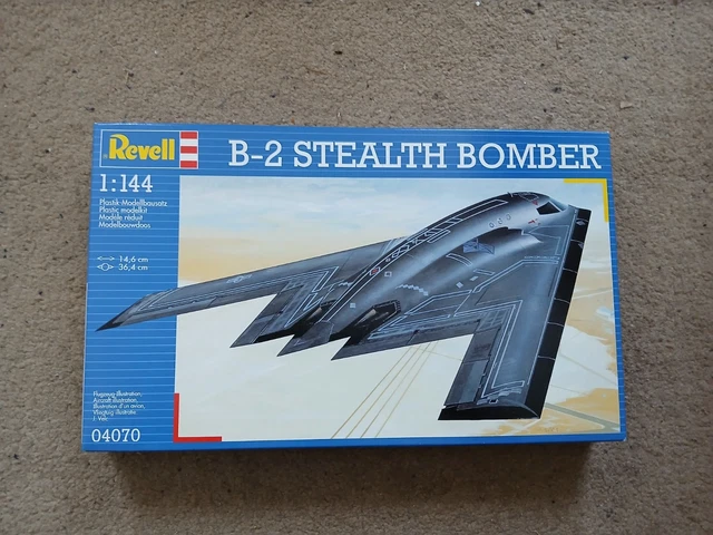REVELL 1/144 SCALE B-2 Stealth Bomber model kit - unmade,sealed box ...