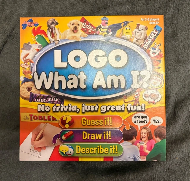 LOGO WHAT AM I? Board Game by Drumond Park 2012 Edition (8yrs ...