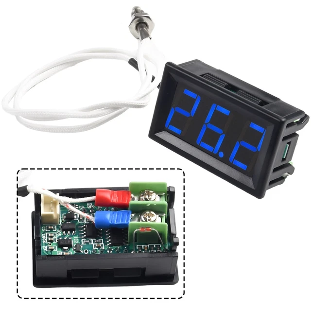 TEMP??RATUREM??TRE NUM??RIQUE INDUSTRIEL avec ??cran LED (thermocouple type K) EUR 9,74 ...