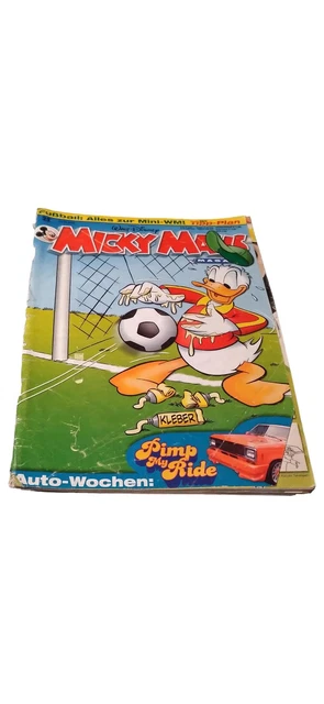 MICKY MAUS MAGAZIN Deutsch Donald Duck Fußball Comic Walt Disney Rätsel ...