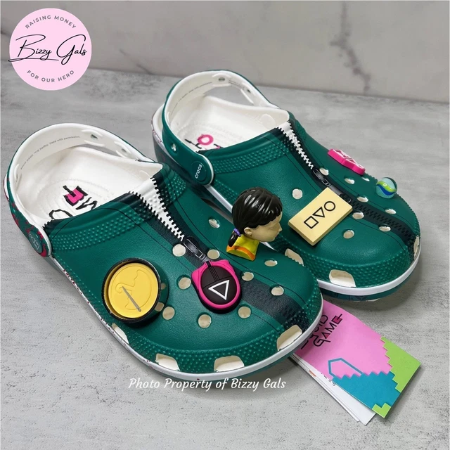 CROCS X NETFLIX Squid Game Classic Clog Limited Edition Rare size W8 M6 ...