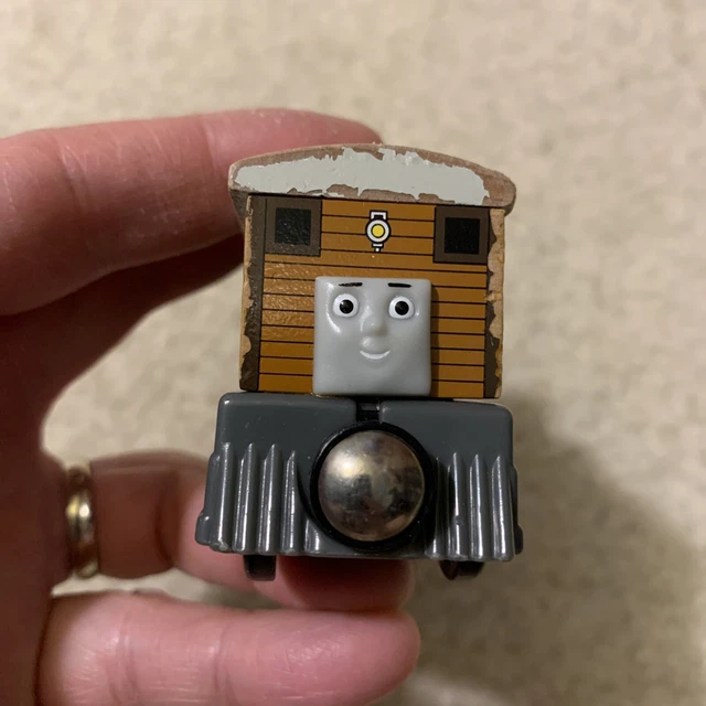 THOMAS FRIENDS TOBY Tram 3.5" Wooden Railway Tank Engine Train Toy ...