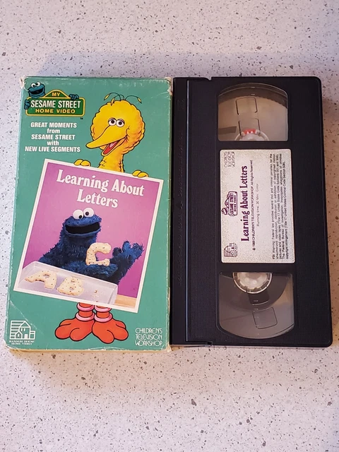 SESAME STREET LEARNING About Letters VHS Home Video Time Life Video £4. ...