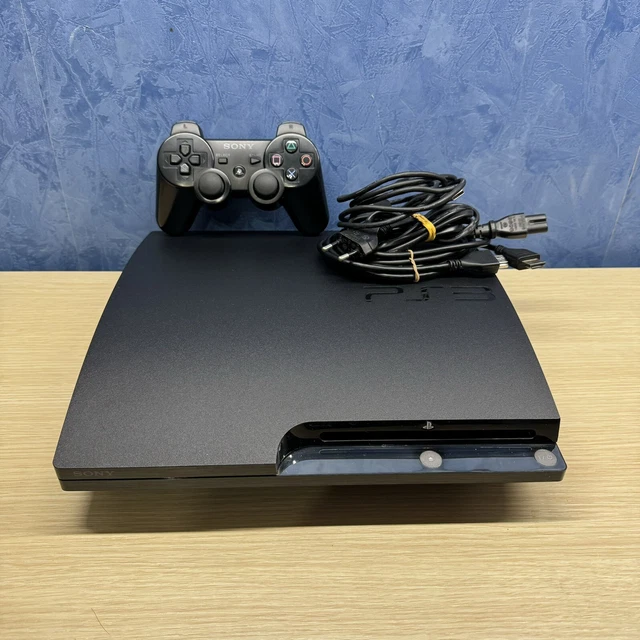 CONSOLE SONY PS3 SLIM 120GB con Cavi E Controller Playstation 3 CECH ...