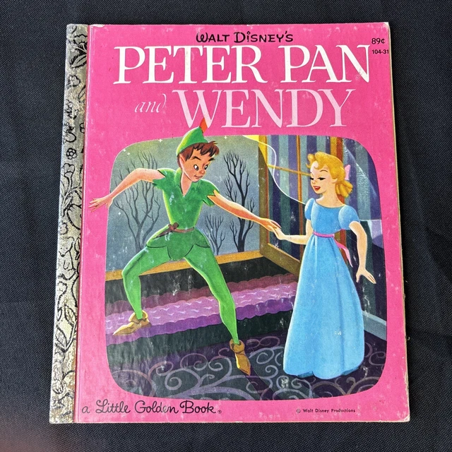 LITTLE GOLDEN BOOK #104-31 Walt Disneys Peter Pan & Wendy 1982 £9.18 ...
