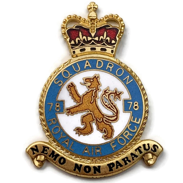 QUEENS CROWN ROYAL Air Force 78 Squadron Unit RAF PLAQUE Badge £22.99 ...