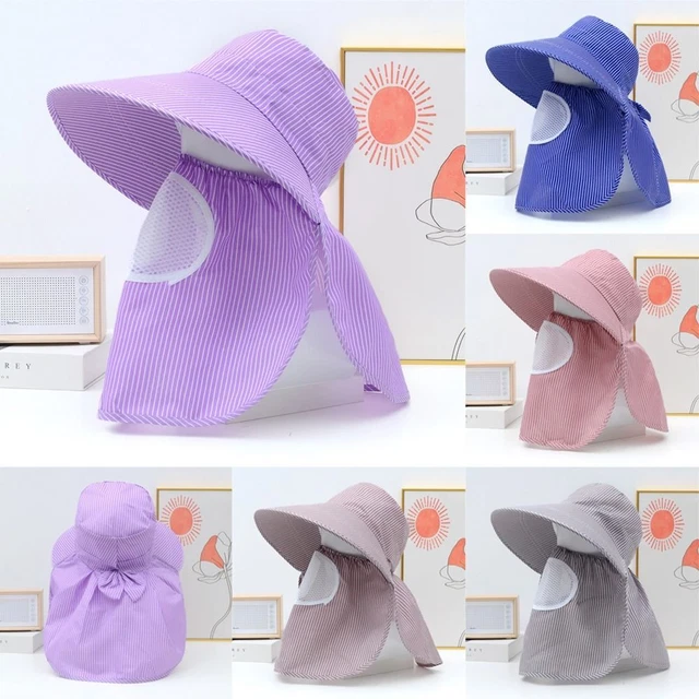 WIDE BRIM SUN Protection Face And Neck UV Protection Hat Sunhat Women ...