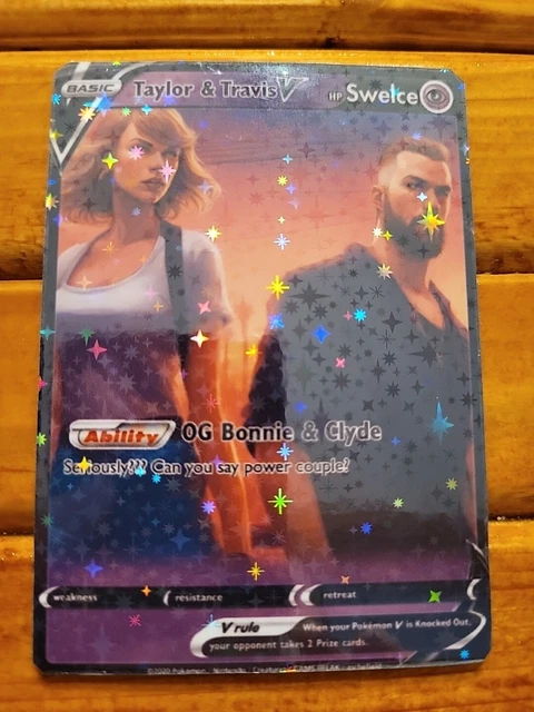 CUSTOM MADE TRAVIS Kelce Taylor Swift Swelce Super Bowl Kansas City ...