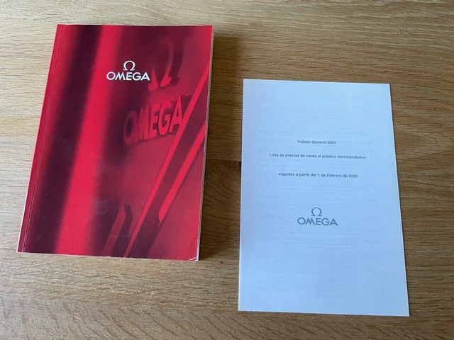 OMEGA COMPLETE COLLECTION Catalog - 2003 - Watches Collectors £100.43 ...