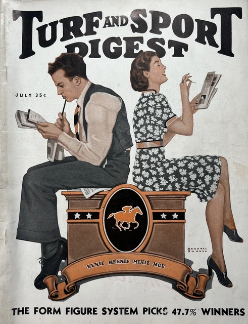 TURF AND SPORT digest magazine July 1939 issue Randall Shaull nice ...