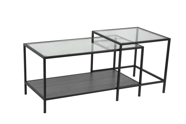 MESITA BAJA SEA Mesa de Vidrio Mesa Salón Cristal Mesa Sofá Mesa ...