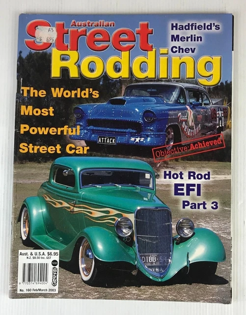 AUSTRALIAN STREET RODDING Car Magazine 2003 Poster Inside $35.00 ...