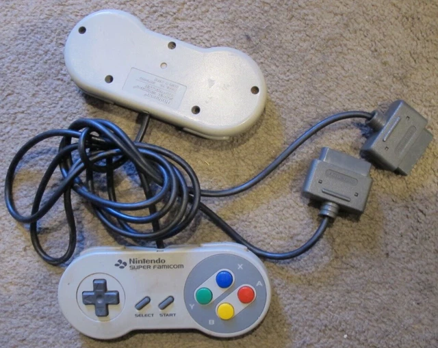 NINTENDO SUPER NES SNES Super Famicom Controller Remote Genuine and ...
