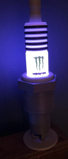 3D PRINTED GIANT Monster energy Inspired USB LED Night Light Multi ...
