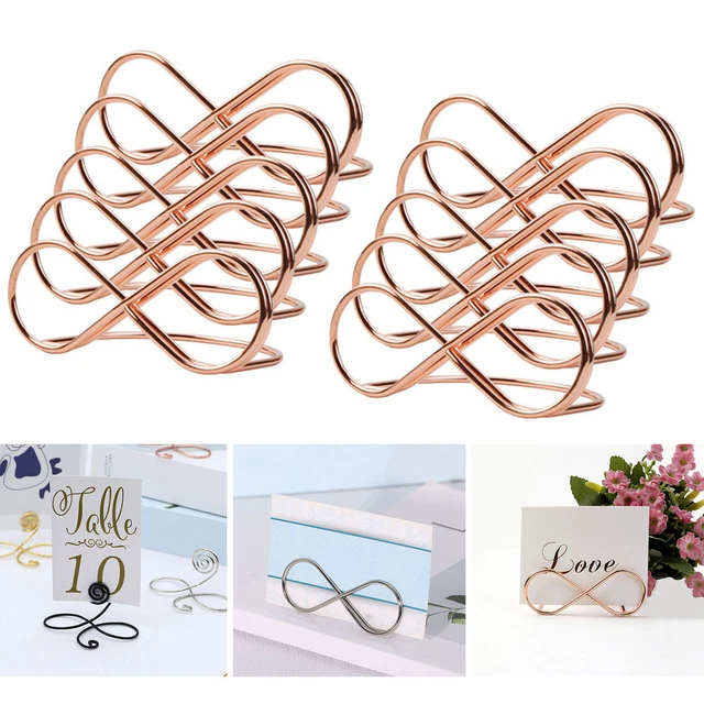 NON-DEFORMABLE CARD HOLDER Photo/guest Card Display Stand Memo for ...