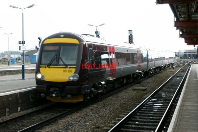 PHOTO CLASS 170 Turbo 3-Car Dmu No 170 398 At Derby V2 £2.00 - PicClick UK
