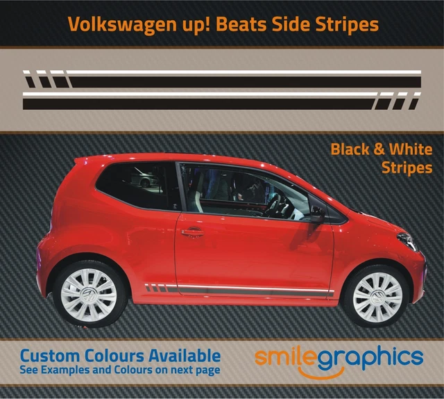 VW UP BEATS Stripe Kit Stickers decals - Other colours available ...