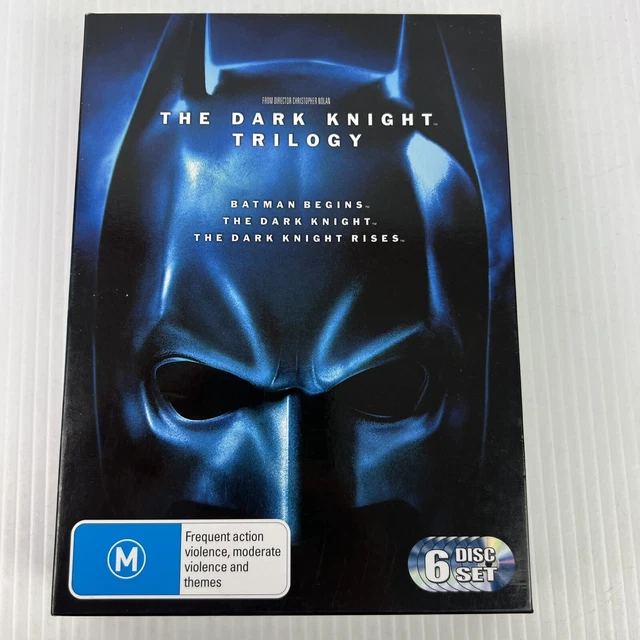 THE DARK KNIGHT Trilogy (Box Set, DVD, 2012) - Region 4 - Includes art ...
