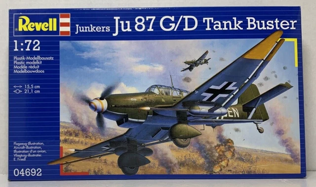 1 72 Scale Model Aircraft Kits Maqueta Revell 04692 Junkers Ju 87G/D ...
