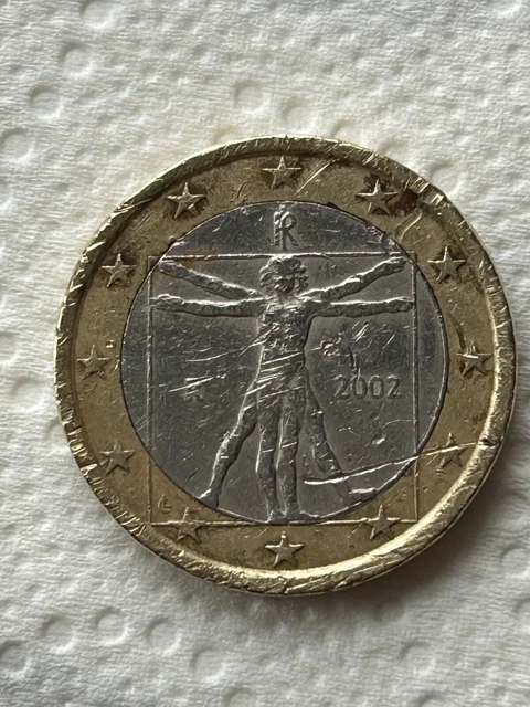 PIÈCE 1 EURO italienne Rare de Léonard de Vinci 2002 TRES RARE EUR 70 ... PIÈCE 1 EURO italienne Rare de Léonard de Vinci 2002 TRES RARE EUR 70 ...