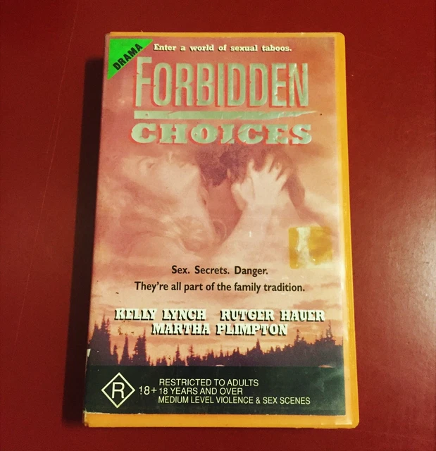 *FORBIDDEN CHOICES VHS HOME CINEMA GROUP Rutger Hauer Beans of Egypt ...