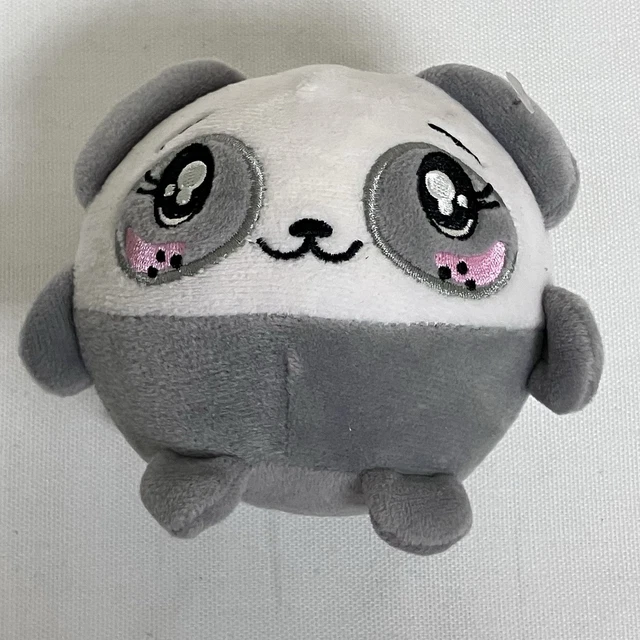 SQUISHIMI PANDA PLUSH Toy Cuddly Ball Grey & White 4" Gosh! Designs £3. ...