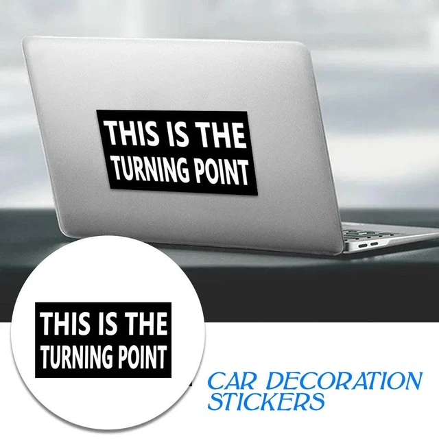 THIS IS THE Turning Point Charlie Kirk Stickers Window Waterproof Car ...