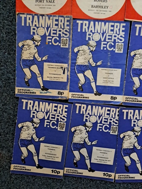 TRANMERE ROVERS PROGRAMMES 60s 70s £37.10 - PicClick UK