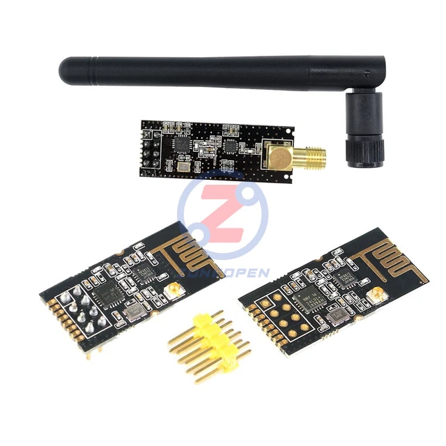 GT-24 WIRELESS MODULE NRF24L01+PA+LNA SMA Antenna Transceiver 2.4G SMD ...