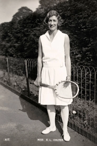BRITISH TENNIS PLAYER Evelyn Lucy Colyer who was runner-up ladies'- Old ...