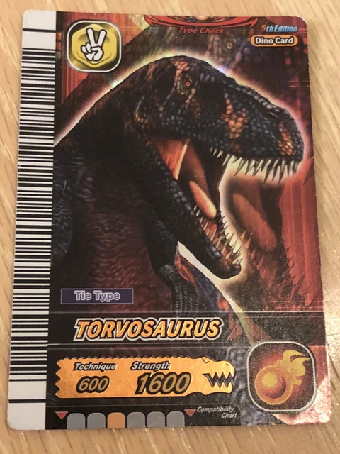 DINOSAUR KING BRONZE Torvosaurus 5th Edition Card £24.00 - PicClick UK