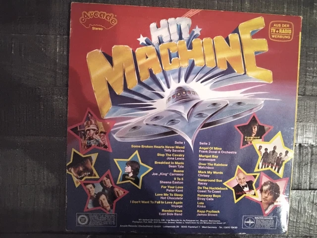 HIT MACHINE 1980 - Sampler 80er Jahre LP Vinyl EUR 2,00 - PicClick DE
