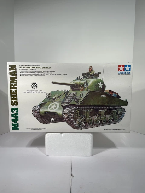 TAMIYA 1:35 U.S. Medium Tank M4A3 Sherman Model Kit Ki No. MM-222A ...