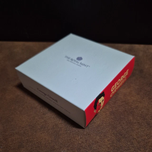 GEORGE ORWELL COIN 2025 £2 Silver Piedfort Proof. limited MINTAGE to 1984. £244.04 - PicClick UK