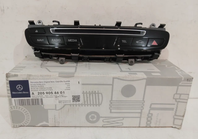 NEW MERCEDES-BENZ C W205 Upper Control Panel Switch Block A2059054601 ...