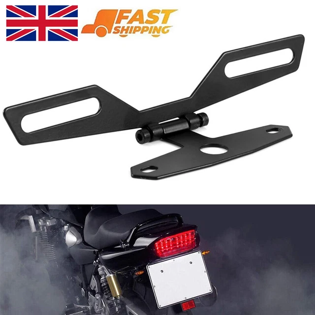 UNIVERSAL MOTORBIKE MOTORCYCLE License Number Plate Holder Tail Tidy ...