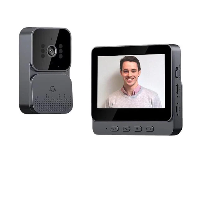 OCCHIOLINO PORTA CON Telecamera WIFI 1080P Videocitofono Citofoni ...