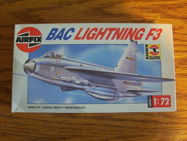 AIRFIX 1/72 SCALE BAC English Electric Lightning F3. model kit ...
