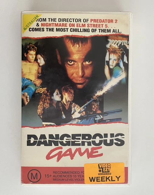 DANGEROUS GAME [VHS] Satelite Video Ex-Rental Tape Australian Action ...