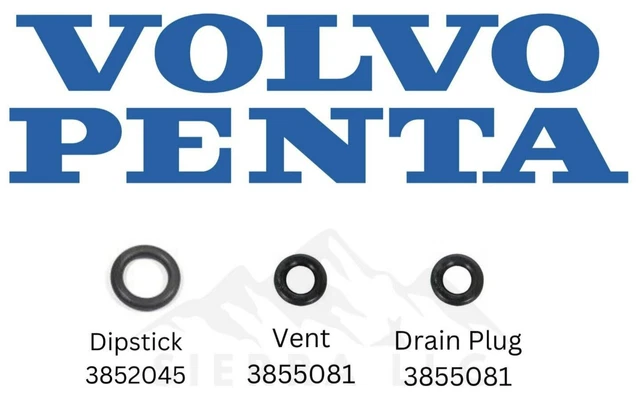 VOLVO PENTA OUTDRIVE Lower Unit O-Ring Set SX-M, SX-A, DPS-A 3852045 ...