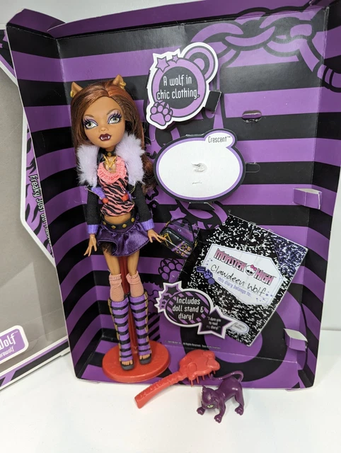 MONSTER HIGH FIRST Wave Clawdeen Wolf With Human Hands And Box £179.99 ...